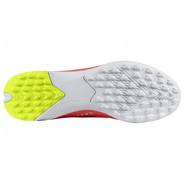 ジュニア エックス クレイジーファスト LEAGUE TF ソーラーレッド×フットウェアホワイト | ゲキサカFCストア