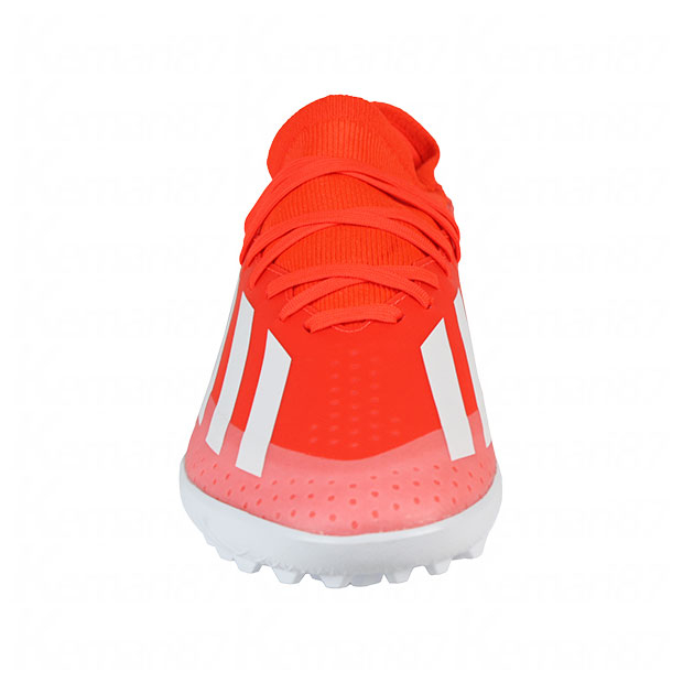 ジュニア エックス クレイジーファスト LEAGUE TF ソーラーレッド×フットウェアホワイト | ゲキサカFCストア